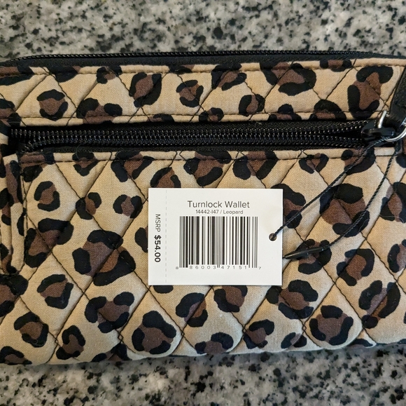 Vera Bradley | Bags | Vera Bradley Leopard Set 5 Items Including Nwt Turnlock Wallet Card Case ...